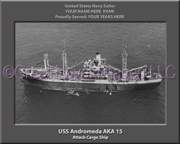 USS Andromeda AKA 15 : Personalized Navy Ship Photo 2 ⋆ Great Naval ...