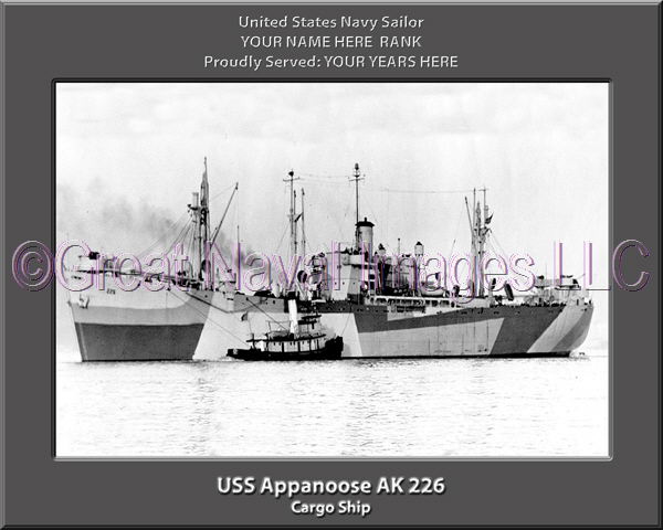 USS Appanoose AK 226 : Personalized Navy Ship Photo ⋆ Great Naval ...