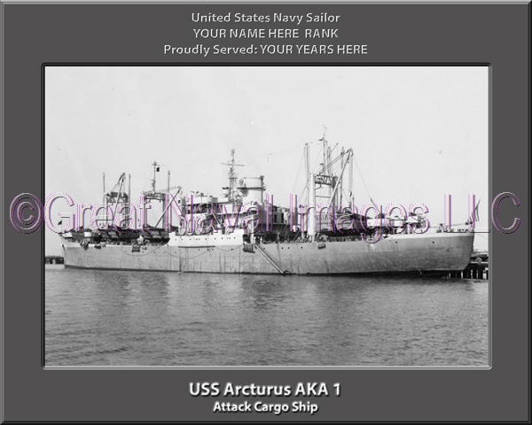 USS Arcturus AKA 1 : Personalized Navy Ship Photo ⋆ Personalized US ...