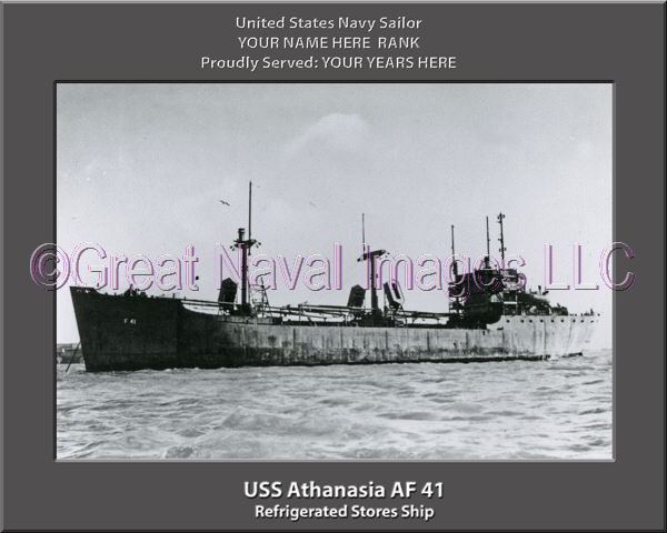 USS Athanasia AF 41 : Personalized Navy Ship Photo ⋆ Great Naval Images ...