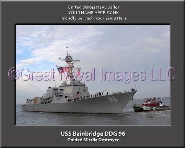 USS Bainbridge DDG 96 : Personalized Navy Ship Photo ⋆ Great Naval ...