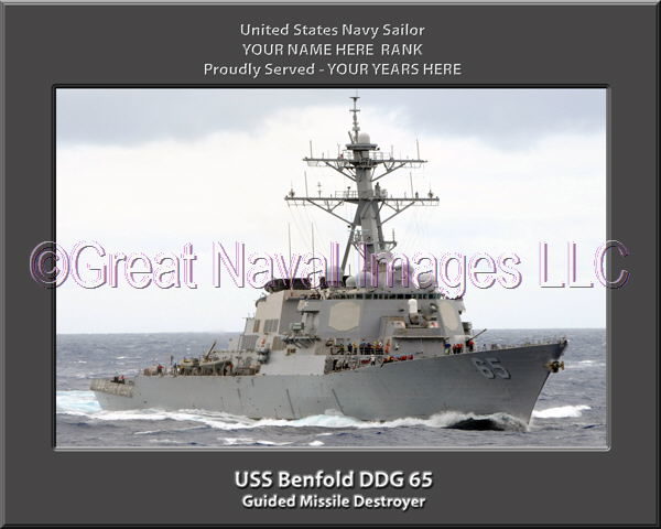 USS Benfold DDG 65 : Personalized Navy Ship Photo ⋆ Great Naval Images LLC