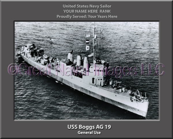 USS Boggs AG 19 : Personalized Navy Ship Photo ⋆ Great Naval Images LLC