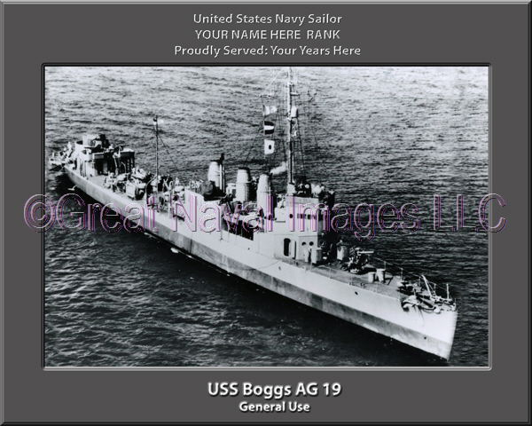 USS Boggs AG 19 : Personalized Navy Ship Photo ⋆ Great Naval Images LLC