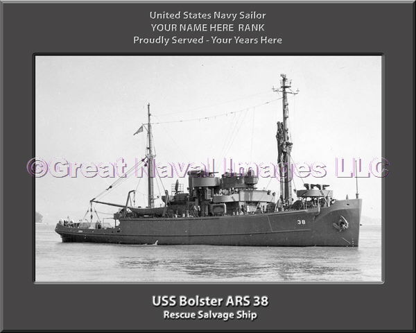USS Bolster ARS 38 : Personalized Navy Ship Photo ⋆ Great Naval Images LLC.