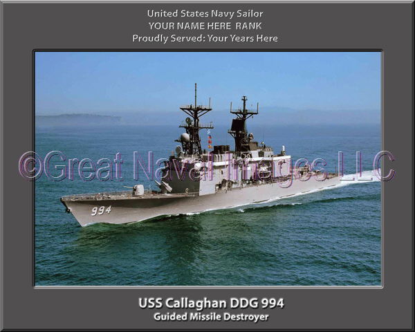 USS Callaghan DDG 994 : Personalized Navy Ship Photo ⋆ Great Naval ...
