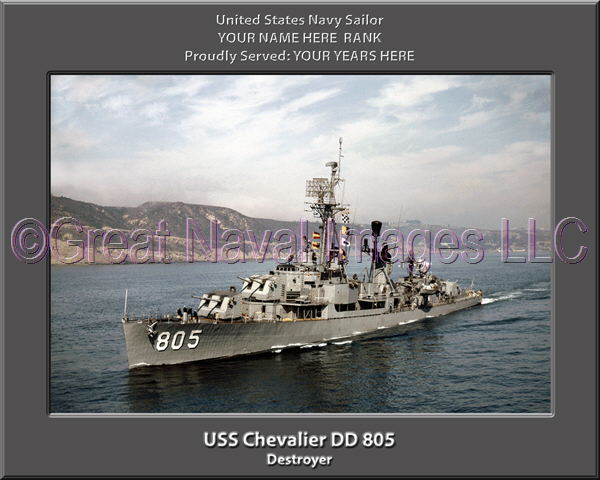 USS Chevalier DD 805 : Personalized Navy Ship Photo 2 ⋆ Great Naval ...