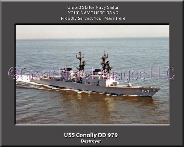 USS Conolly DD 979 : Personalized Navy Ship Photo ⋆ Great Naval Images LLC