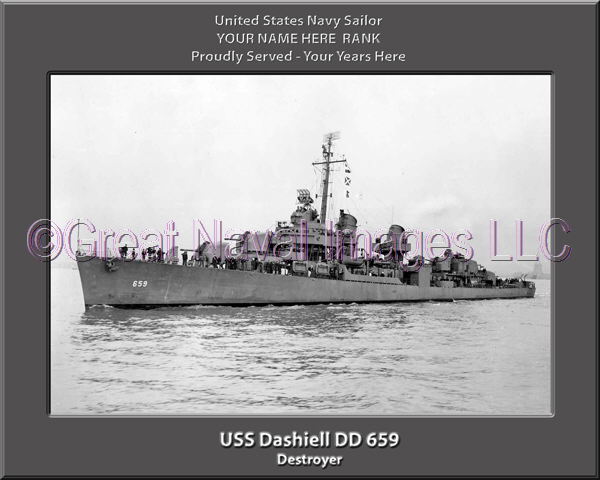 USS Dashiell DD 659 : Personalized Navy Ship Photo ⋆ Personalized US ...