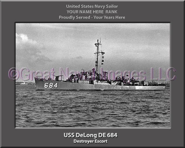 USS Delong DE 684 : Personalized Navy Ship Photo ⋆ Personalized US Navy ...