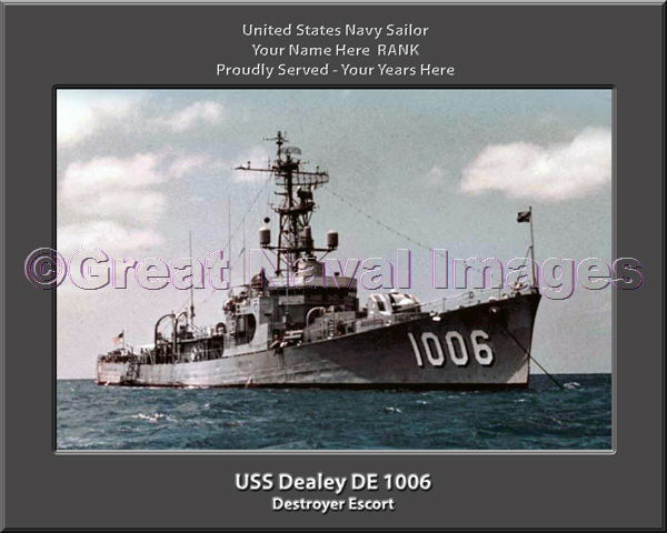 USS Dealey DE 1006 : Personalized Navy Ship Photo 2 ⋆ Personalized US ...