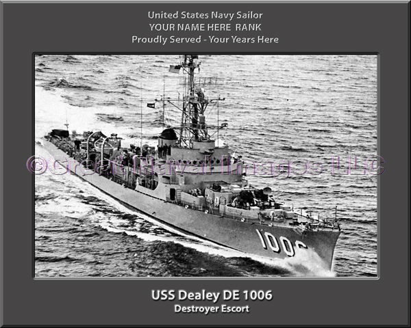 USS Dealey DE 1006 : Personalized Navy Ship Photo ⋆ Personalized US ...