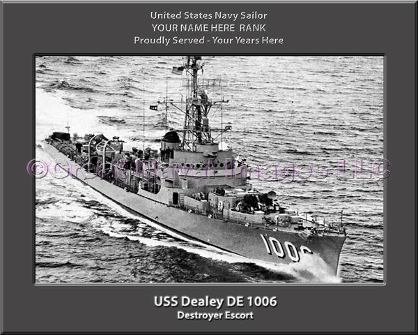 USS Dealey DE 1006 : Personalized Navy Ship Photo ⋆ Personalized US ...