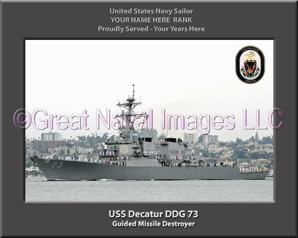 USS Decatur DDG 73 : Personalized Navy Ship Photo ⋆ Personalized US ...