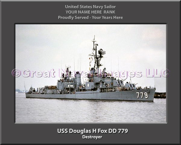 USS Douglas H Fox DD 779 : Personalized Navy Ship Photo ⋆ Great Naval ...