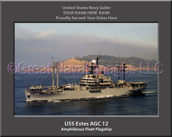 USS Estes AGC 12 : Personalized Navy Ship Photo 2 ⋆ Personalized US ...