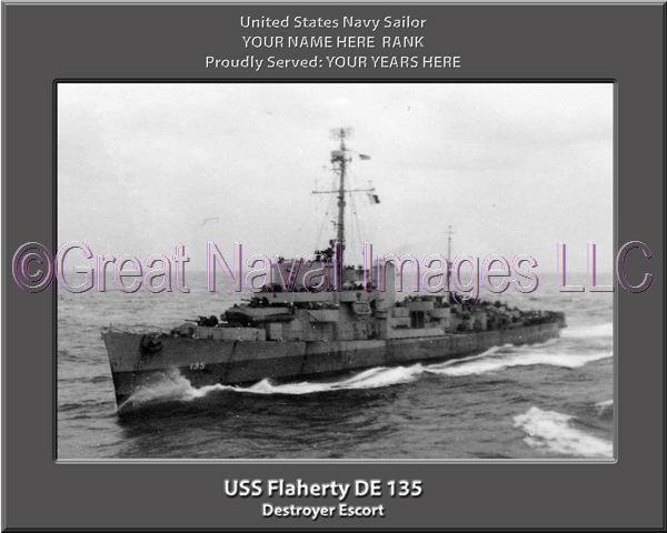 USS Flaherty DE 135 : Personalized Navy Ship Photo ⋆ Great Naval Images ...