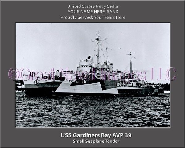 USS Gardiners Bay AVP 39 : Personalized Navy Ship Photo ⋆ Great Naval ...