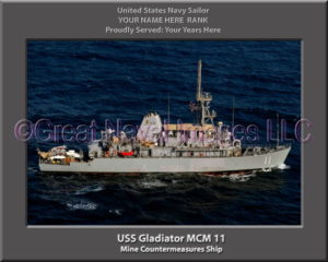 USS Gladiator MCM 11 : Personalized Navy Ship Photo ⋆ Great Naval ...