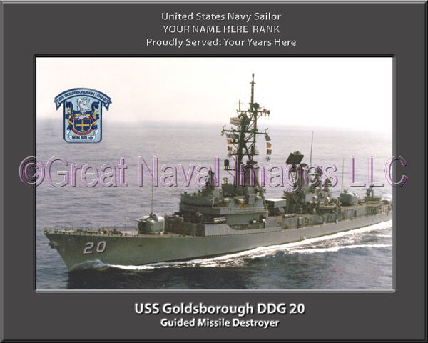USS Goldsborough DDG 20 : Personalized Navy Ship Photo ⋆ Great Naval ...