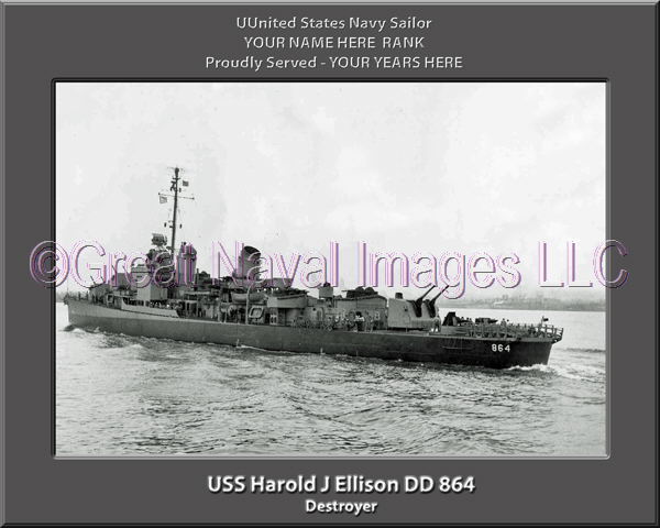 USS Harold J Ellison DD 864 : Personalized Navy Ship Photo ⋆ Great ...