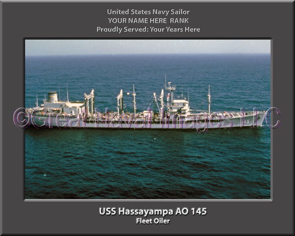 USS Hassayampa AO 145 : Personalized Navy Ship Photo ⋆ Great Naval ...