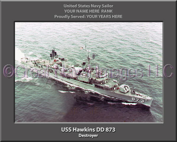 USS Hawkins DD 873 : Personalized Navy Ship Photo 2 ⋆ Personalized US ...