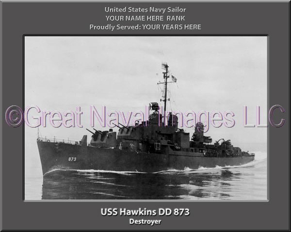 USS Hawkins DD 873 : Personalized Navy Ship Photo ⋆ Personalized US ...