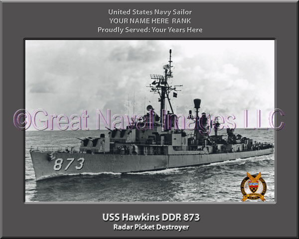 USS Hawkins DDR 873 : Personalized Navy Ship Photo 3 ⋆ Personalized US ...