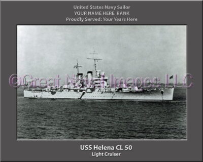 USS Helena CL 50 : Personalized Navy Ship Photo ⋆ Great Naval Images LLC