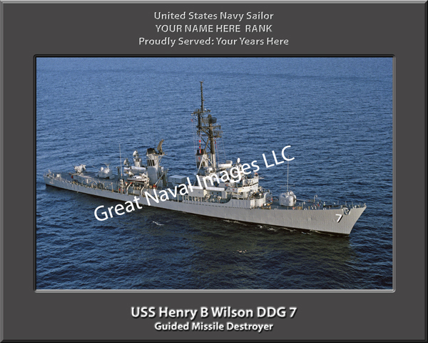 USS Henry B Wilson DDG 7 : Personalized Navy Ship Photo ⋆ Great Naval ...