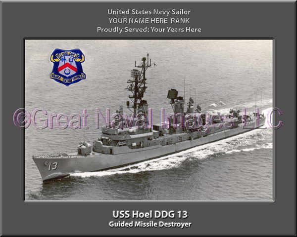 USS Hoel DDG 13 : Personalized Navy Ship Photo ⋆ Great Naval Images LLC
