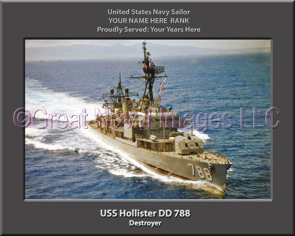 USS Hollister DD 788 : Personalized Navy Ship Photo ⋆ Great Naval ...
