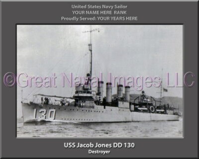 USS Jacob Jones DD 130 : Personalized Navy Ship Photo ⋆ Great Naval ...