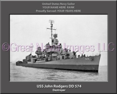 USS John Rodgers DD 574 : Personalized Ship Photo ⋆ Personalized US ...