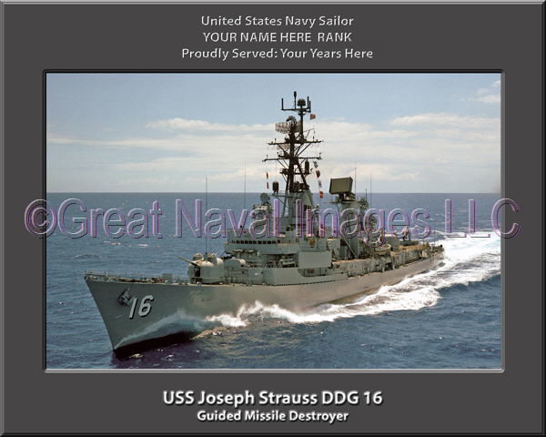 USS Joseph Strauss DDG 16 : Personalized Navy Ship Photo ⋆ Great Naval ...