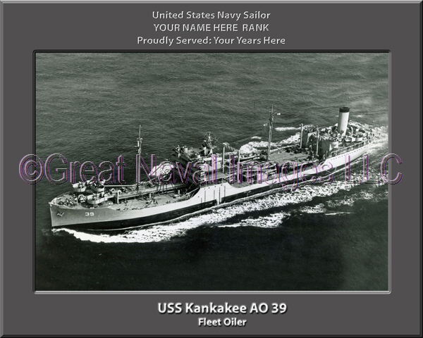 USS Kankakee AO 39 : Personalized Navy Ship Photo 2 ⋆ Great Naval ...