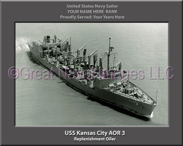 USS Kansas City AOR 3 : Personalized Navy Ship Photo ⋆ Great Naval ...