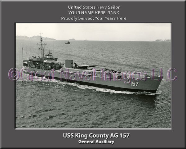 USS King County AG 157 : Personalized Navy Ship Photo ⋆ Great Naval ...