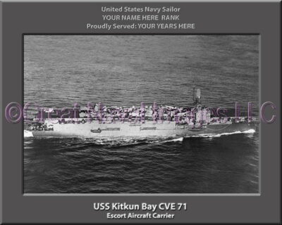 USS Kitkun Bay CVE 71 : Personalized Navy Ship Photo ⋆ Great Naval ...