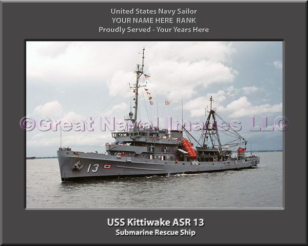 USS Kittiwake ASR 13 : Personalized Navy Ship Photo ⋆ Great Naval ...