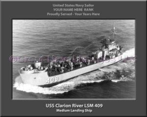 USS Clarion River LSM 409 : Personalized Navy Ship Photo ⋆ Great Naval ...