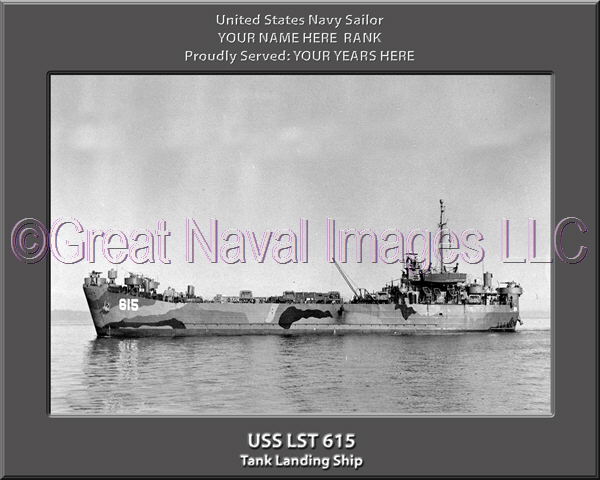 USS LST 614 : Personalized Ship Photo ⋆ Great Naval Images LLC
