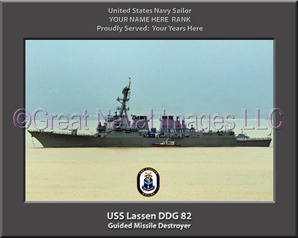 USS Lassen DDG 82 : Personalized Navy Ship Photo ⋆ Great Naval Images LLC