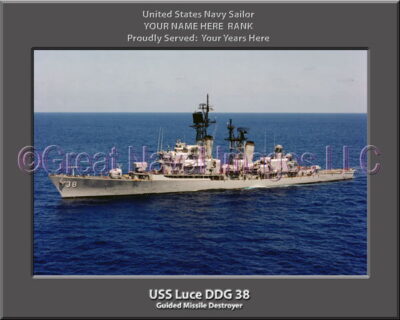 USS Luce DDG 38 : Personalized Navy Ship Photo ⋆ Great Naval Images LLC