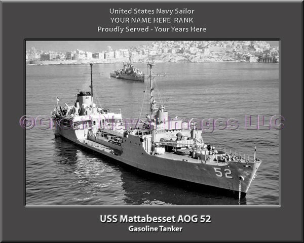USS Mattabesset AOG 52 : Personalized Navy Ship Photo ⋆ Great Naval ...
