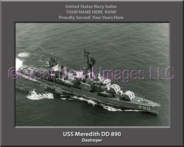 USS Meredith DD 890 : Personalized Navy Ship Photo ⋆ Personalized US ...