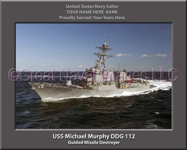 USS Michael Murphy DDG 112 : Personalized Navy Ship Photo ⋆ Great Naval ...