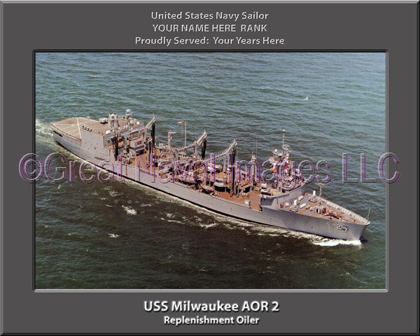 USS Milwaukee AOR 2 : Personalized Navy Ship Photo ⋆ Personalized US ...