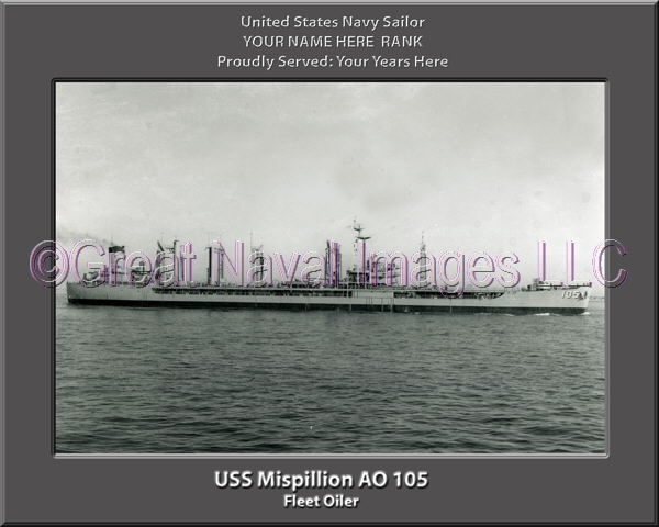 USS Mispillion AO 105 : Personalized Navy Ship Photo 2 ⋆ Great Naval ...